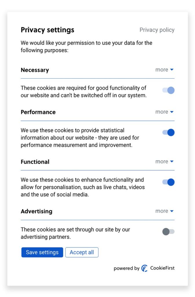 CMP Cookies - Consent Management Platform - GDPR & ePrivacy